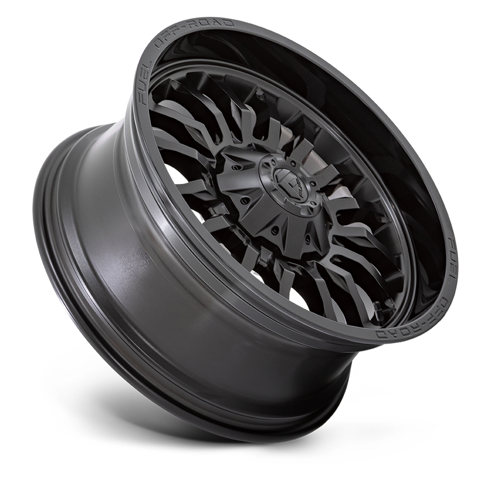 FUEL ARC D796 Matte Black Gloss Black Lip – Gas Wheels & Tyres