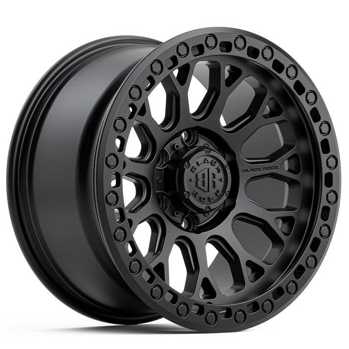 BLACK ROCK WHEELS - SPIDER Satin Black – Gas Wheels & Tyres