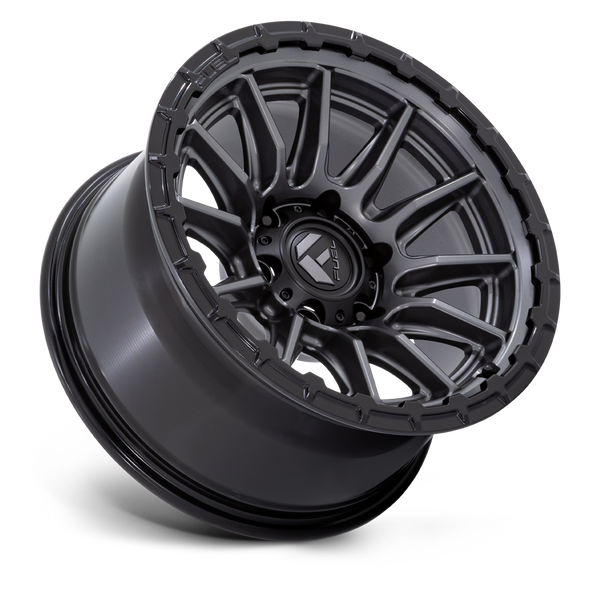 FUEL PISTON Matte Gunmetal Gloss Black Lip – Gas Wheels & Tyres