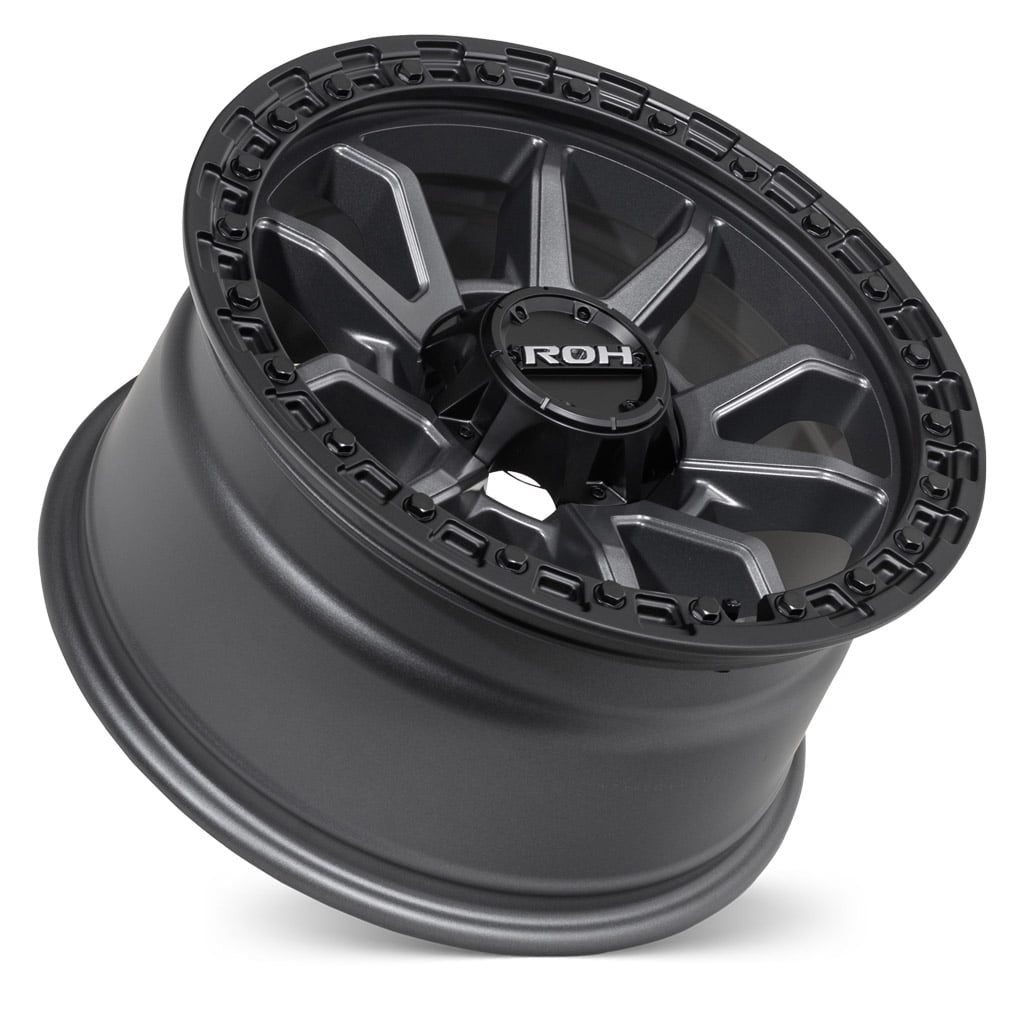 ROH RAID 5 Matt Graphite Black Lip – Gas Wheels & Tyres
