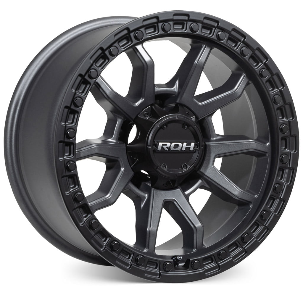 ROH RAID 5 Matt Graphite Black Lip – Gas Wheels & Tyres