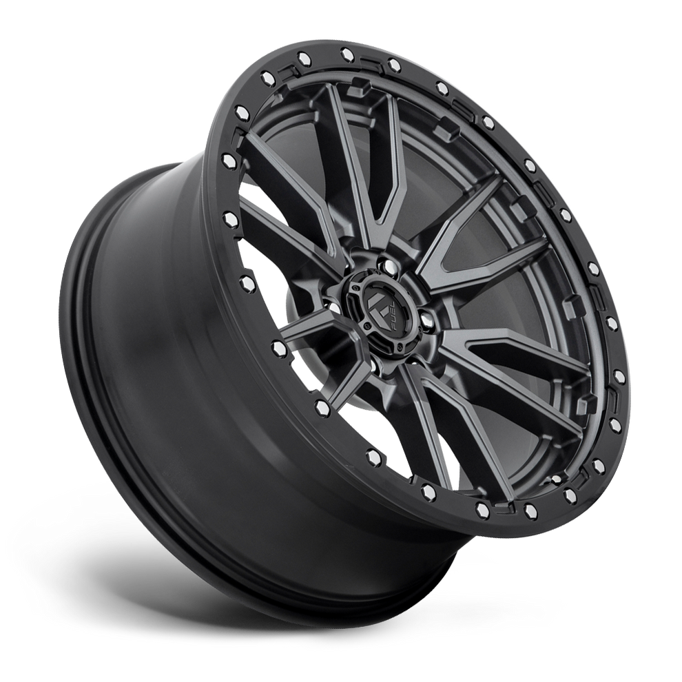FUEL REBEL D680 Matte Gunmetal Black Bead Ring – Gas Wheels & Tyres