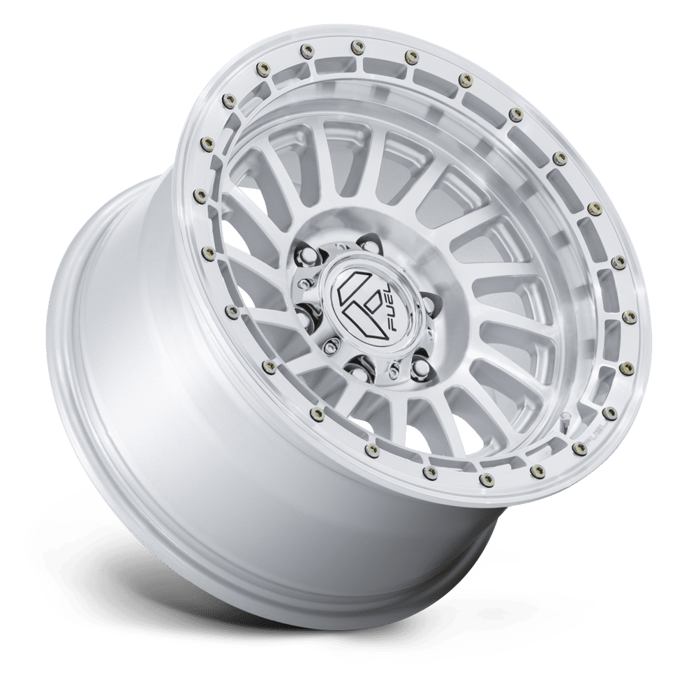 FUEL HAVOC Gloss Silver Machine Face | Gas Wheels & Tyres